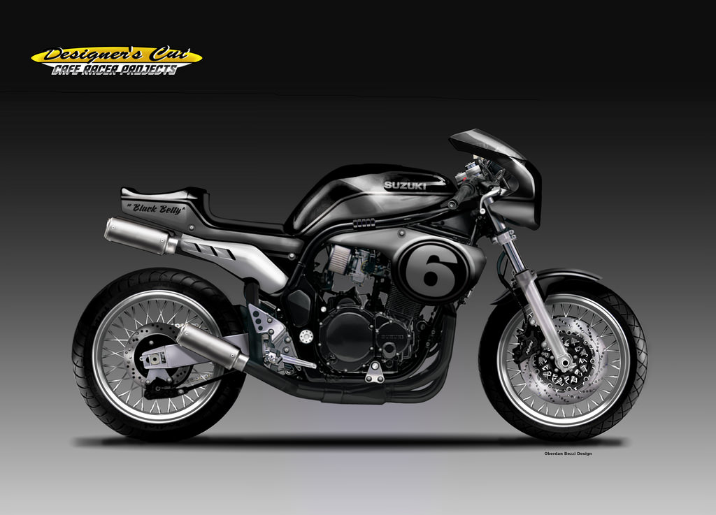 Racing Cafè: Cafè Racer Concepts - Suzuki GSF 1200 Bandit by Oberdan Bezzi