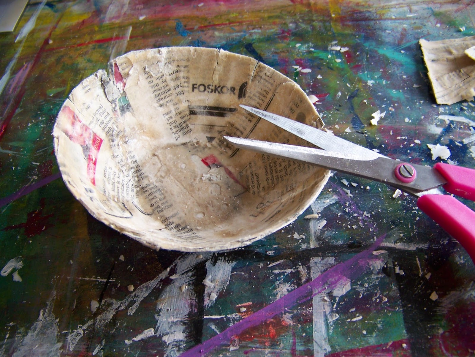 A Pretty Talent Blog: School Holiday Project 21 - Making Paper Mache ...