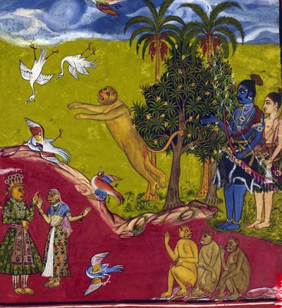 Indian Epics: Images and PDE Epics: Image: Sugriva and Vali