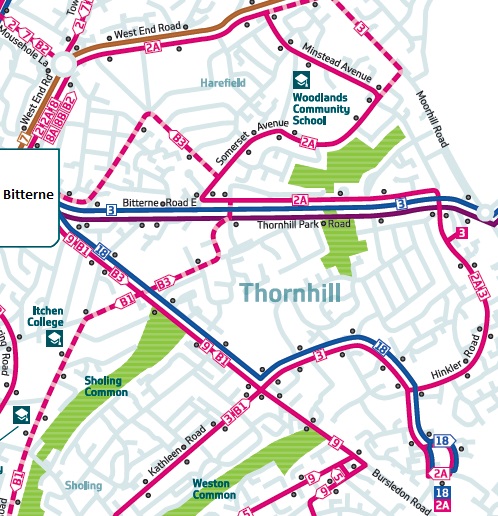 Southampton Bus Update: First changes: Focus on Harefield & Peartree