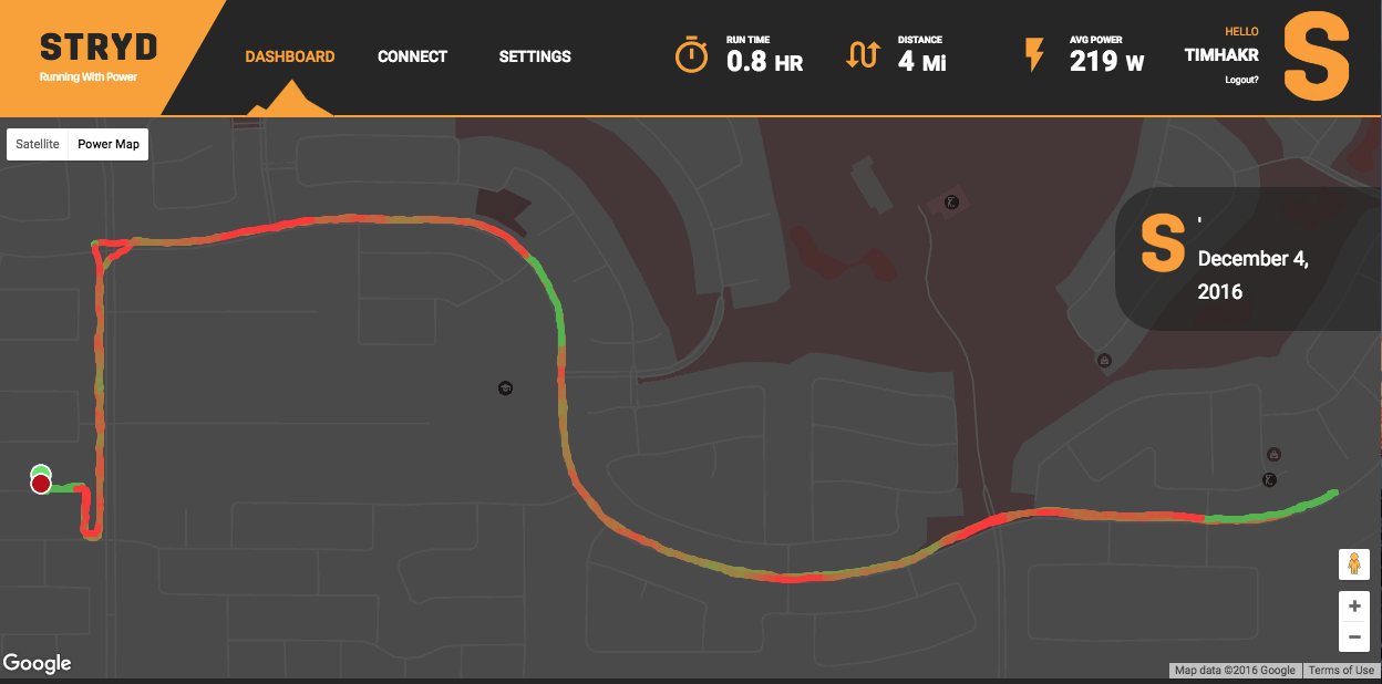 Living in THE BIG RING: STRYD Running Power Meter