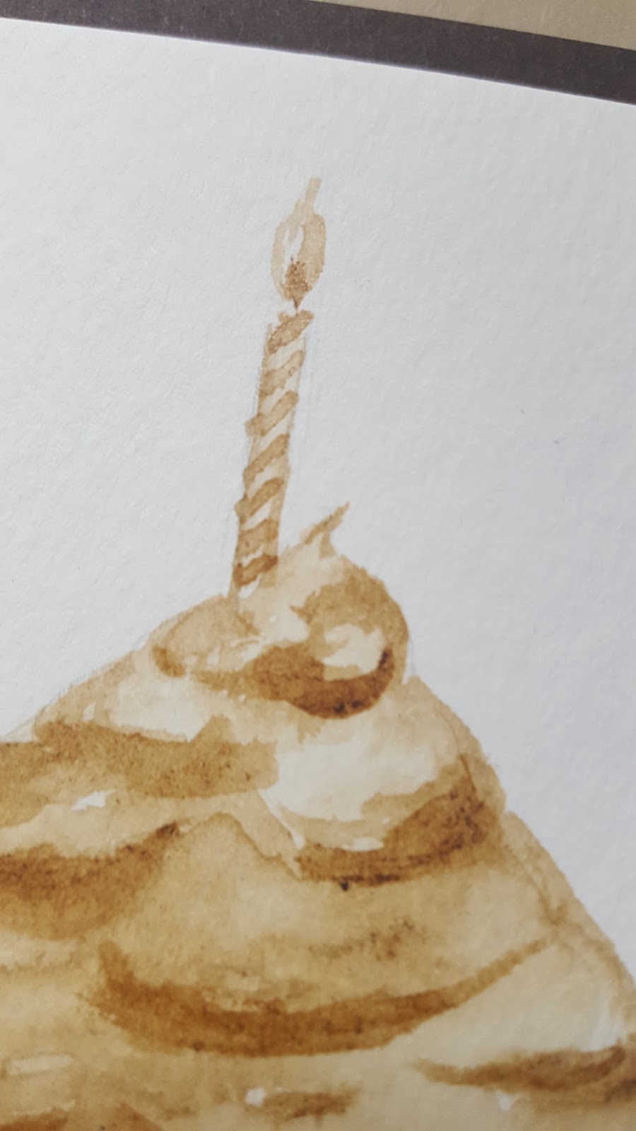 Beth's Paper Cuts: Painting with Coffee