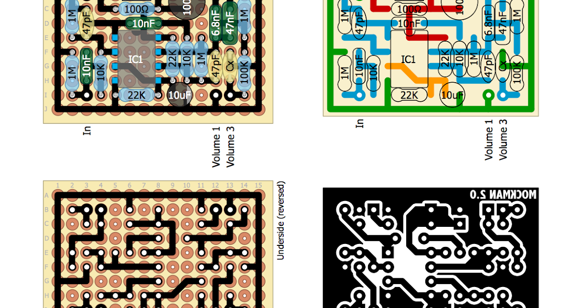 Perf and PCB Effects Layouts: Run Off Groove Mockman 2.0