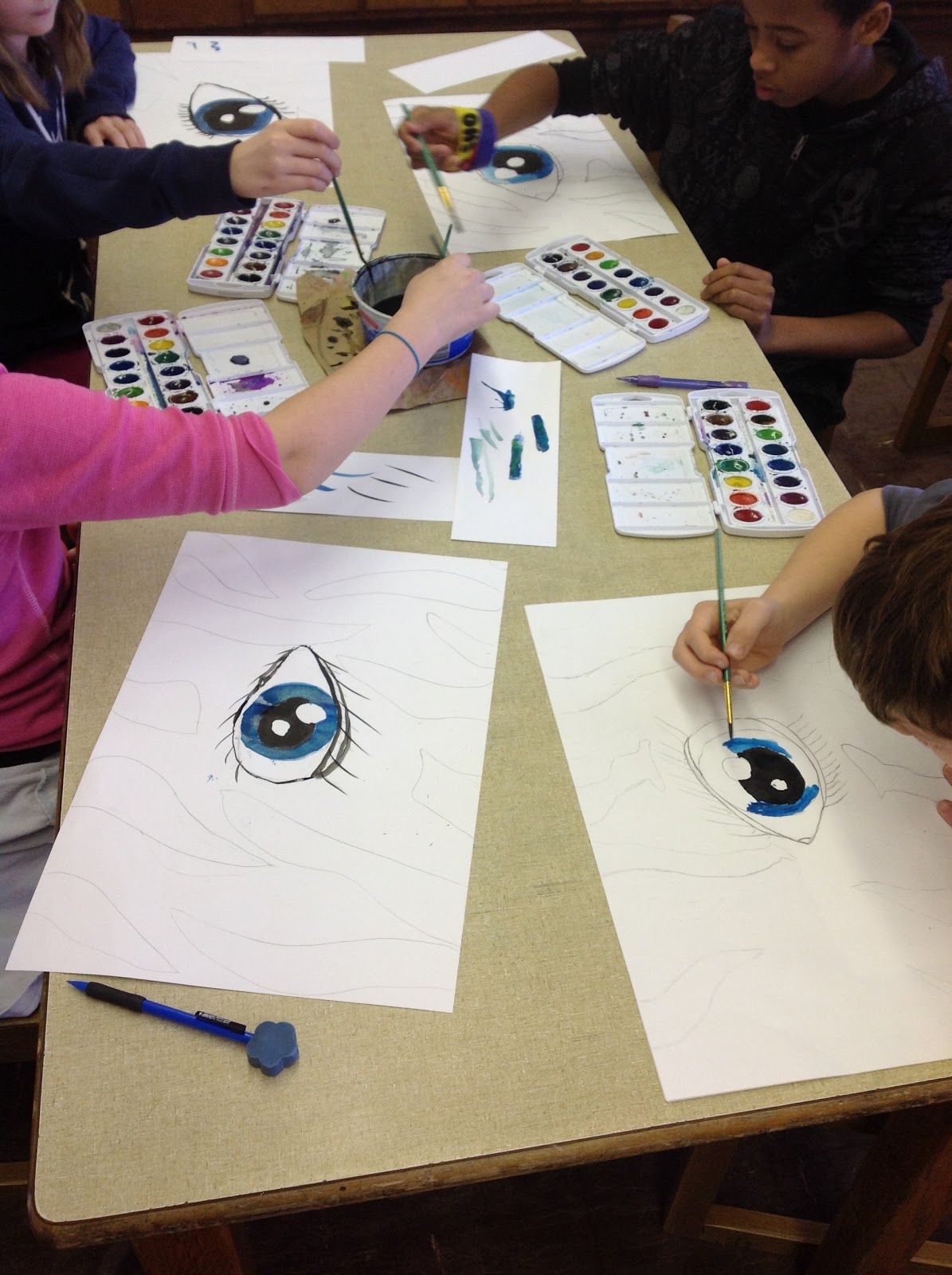 Color It Like you MEAN it!: Zebra surrealism in 5th grade