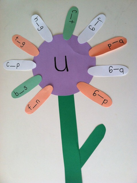 Mrs. Gillespie's thoughts: Vowel Flower Activity