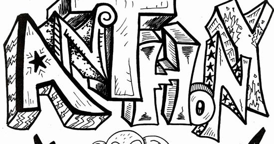 Graffiti Letters Name Anthony By theADROCK