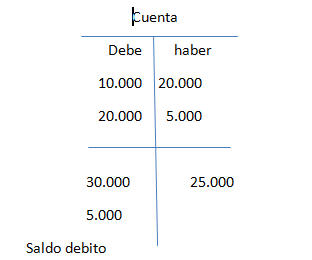 EXPLICACION DE LAS CUENTAS T EN CONTABILIDAD PUBLICA | CONTADURIA ...
