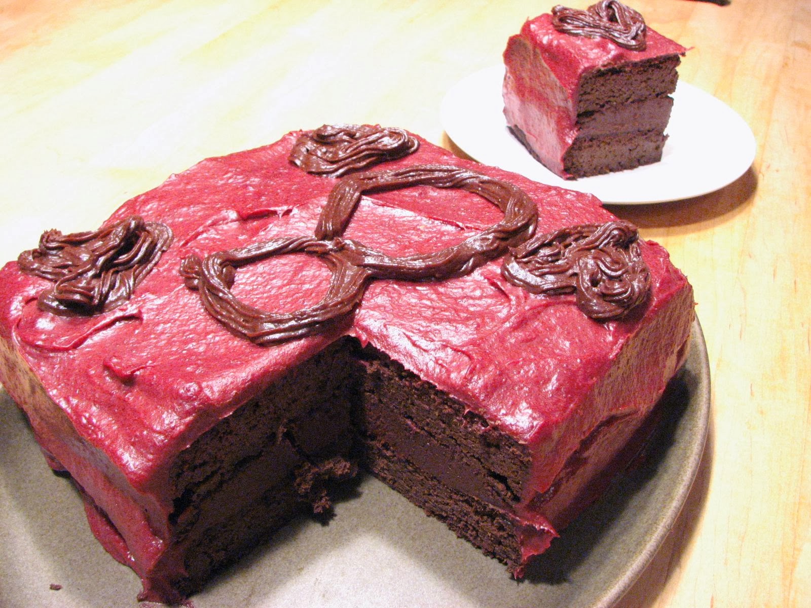 THE VOLUPTUOUS VEGETARIAN: Raspberry Icing