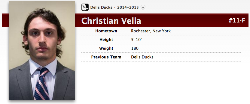 MnJHL: "Get To Know Em" - Dells Ducks - Chris Vella