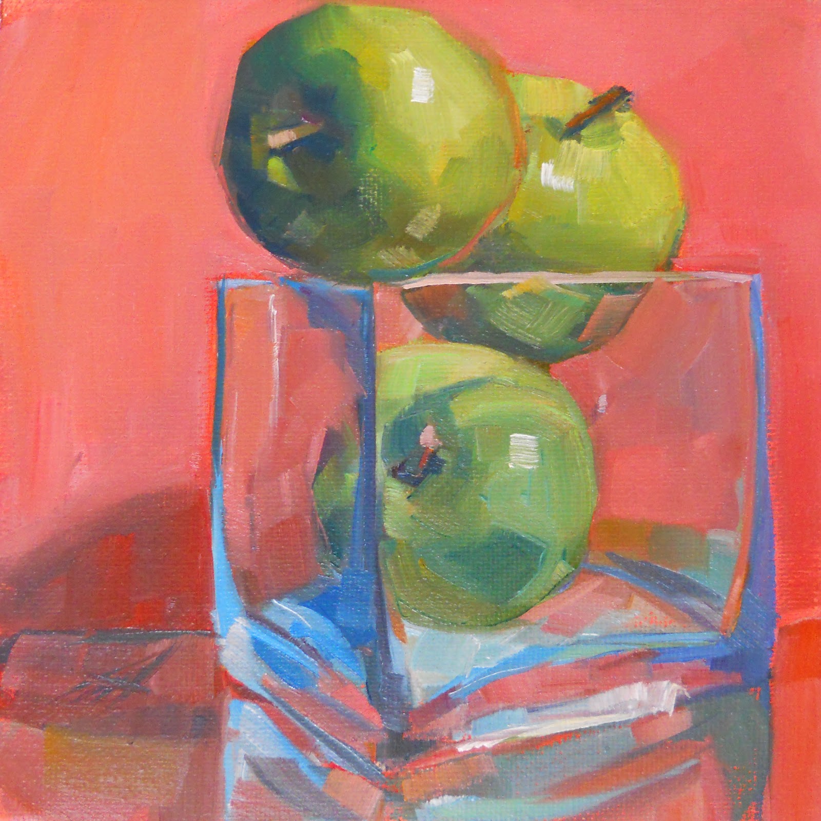 Alice Andreini's (almost) Daily Paintings: # 160: Vibrant Grannies