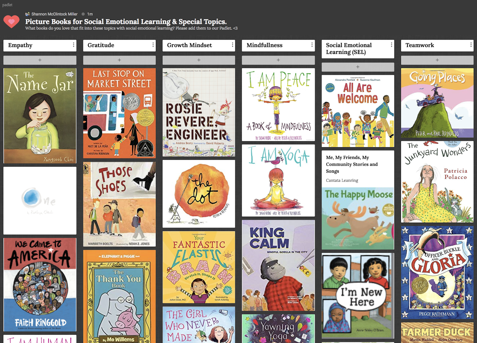The Library Voice: Picture Books for Social Emotional Learning