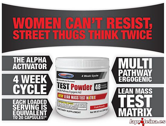 SUPLEMENTOS DEPORTIVOS: TEST POWDER™ 240 GRAMOS