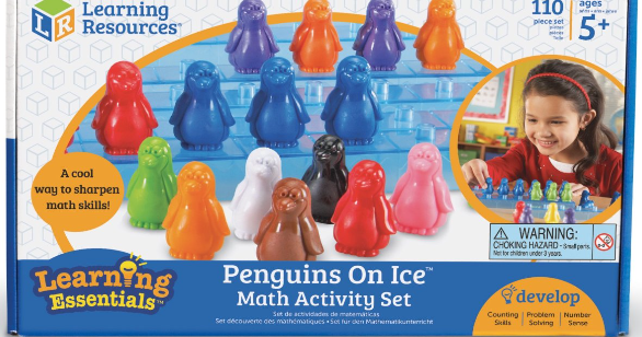 The Playful Otter: Penguins on Ice - Math Activity Set