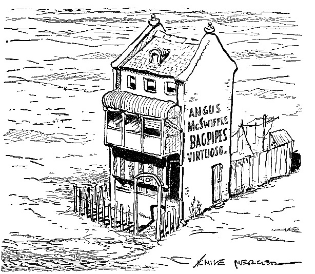 In praise of laughter: Emile Mercier - bagpipes