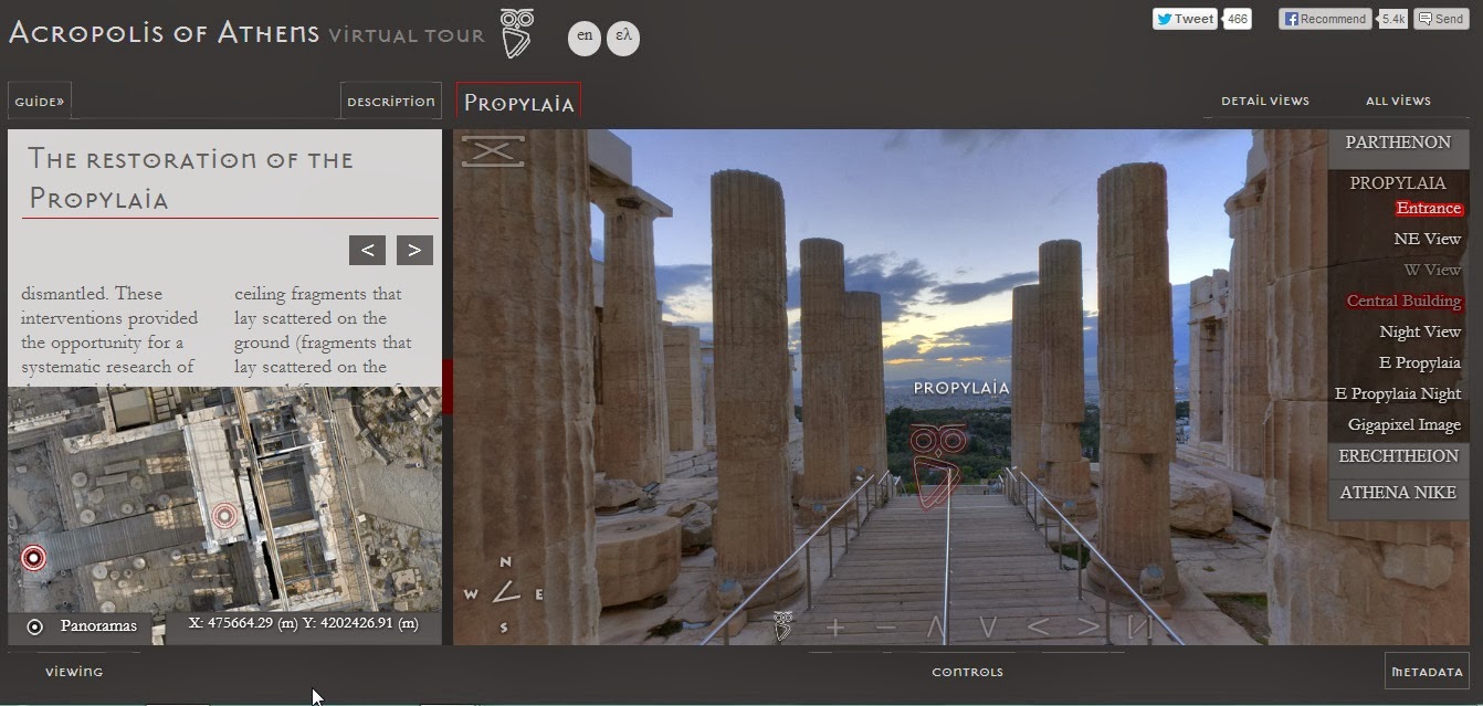 El contador de historias: Visita virtual a la Acrópolis