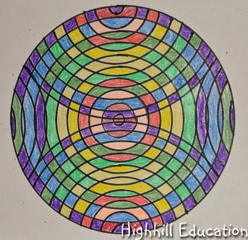 Highhill Homeschool: Mandala Geometry Challenge