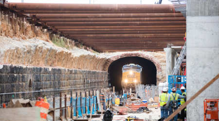 Industrial History: CSX $250m tunnel under Washington DC is over half done