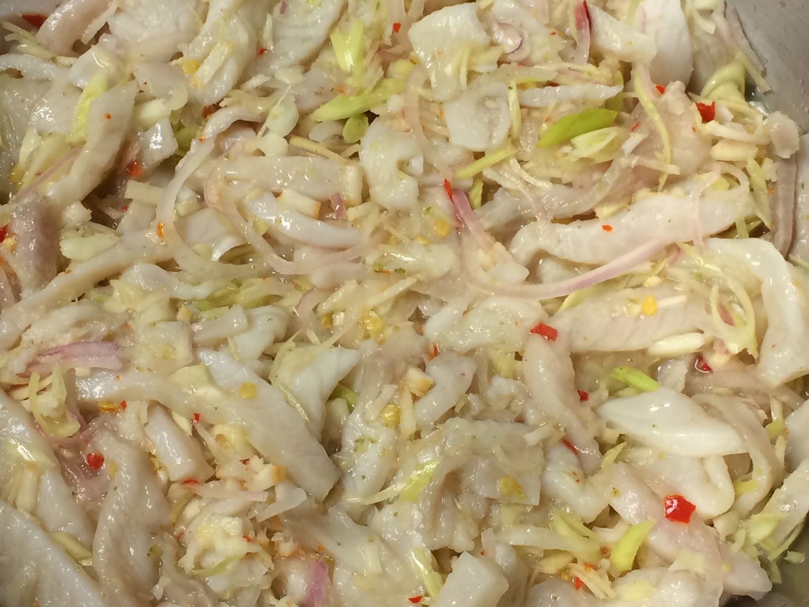 Snippets from a Khmer Soul: Khmer Fish Salad or Pleah Trey