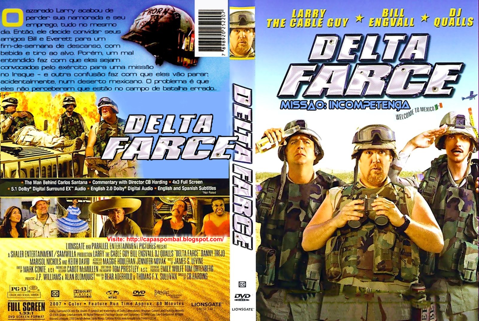 Capas Pombal: Delta Farce - Missão Incopetência