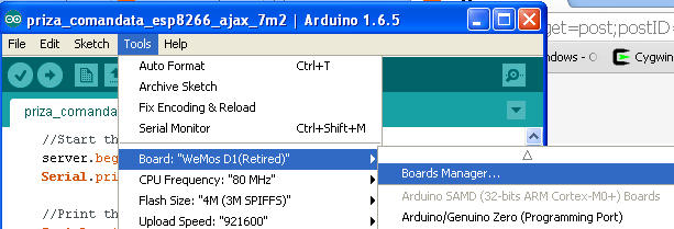 Arduino tehNiq: WeMos D1 board (with ESP8266) as Web Switch Control ...