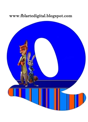 Alfabeto de Zootopia. - Oh my Alfabetos!