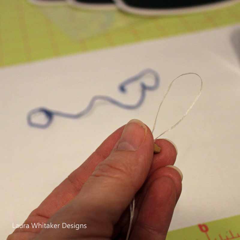 ScrapMuch?: Threading Embroidery Floss through Tiny Button Holes | Tutorial