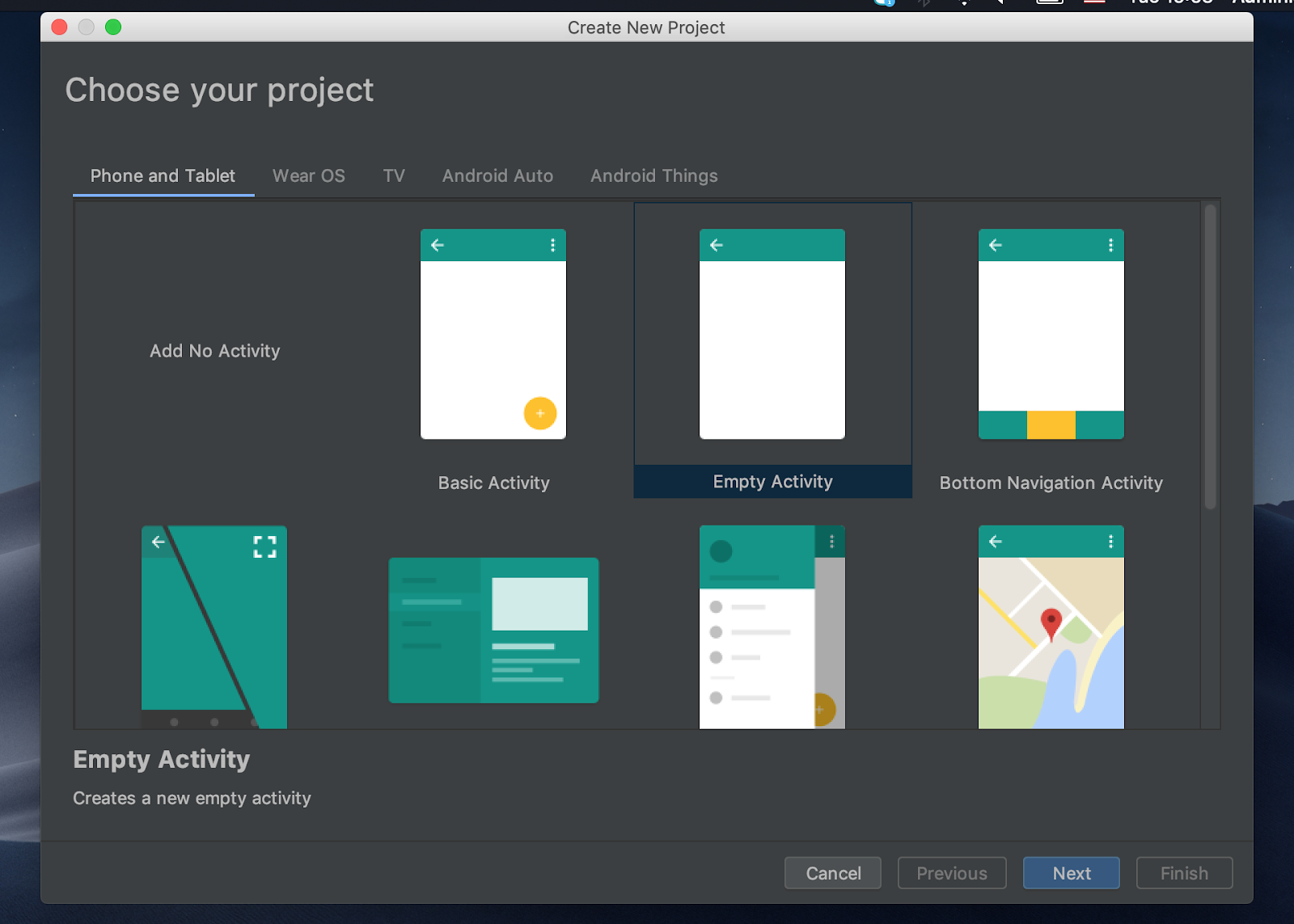 Android Studio : How to Createing a new Project