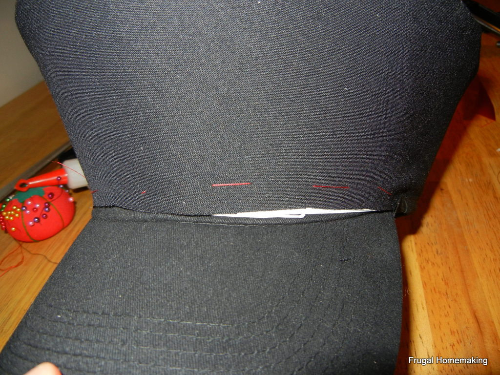 Frugal Homemaking: Railroad Conductor's Hat Tutorial