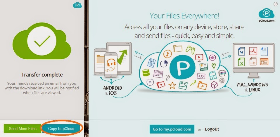 The pCloud Transfer | How to use the Cloud