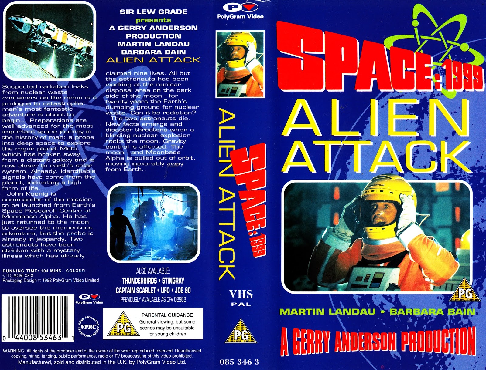 STARLOGGED - GEEK MEDIA AGAIN: SPACE: 1999 ALIEN ATTACK VHS