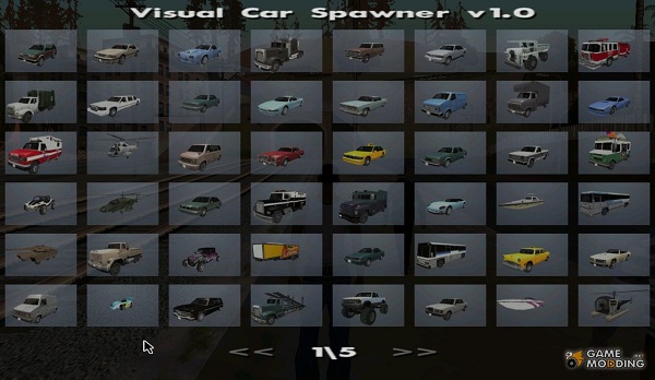 Visual Car Spawner SA v1.0 | GTAind - Mod GTA Indonesia