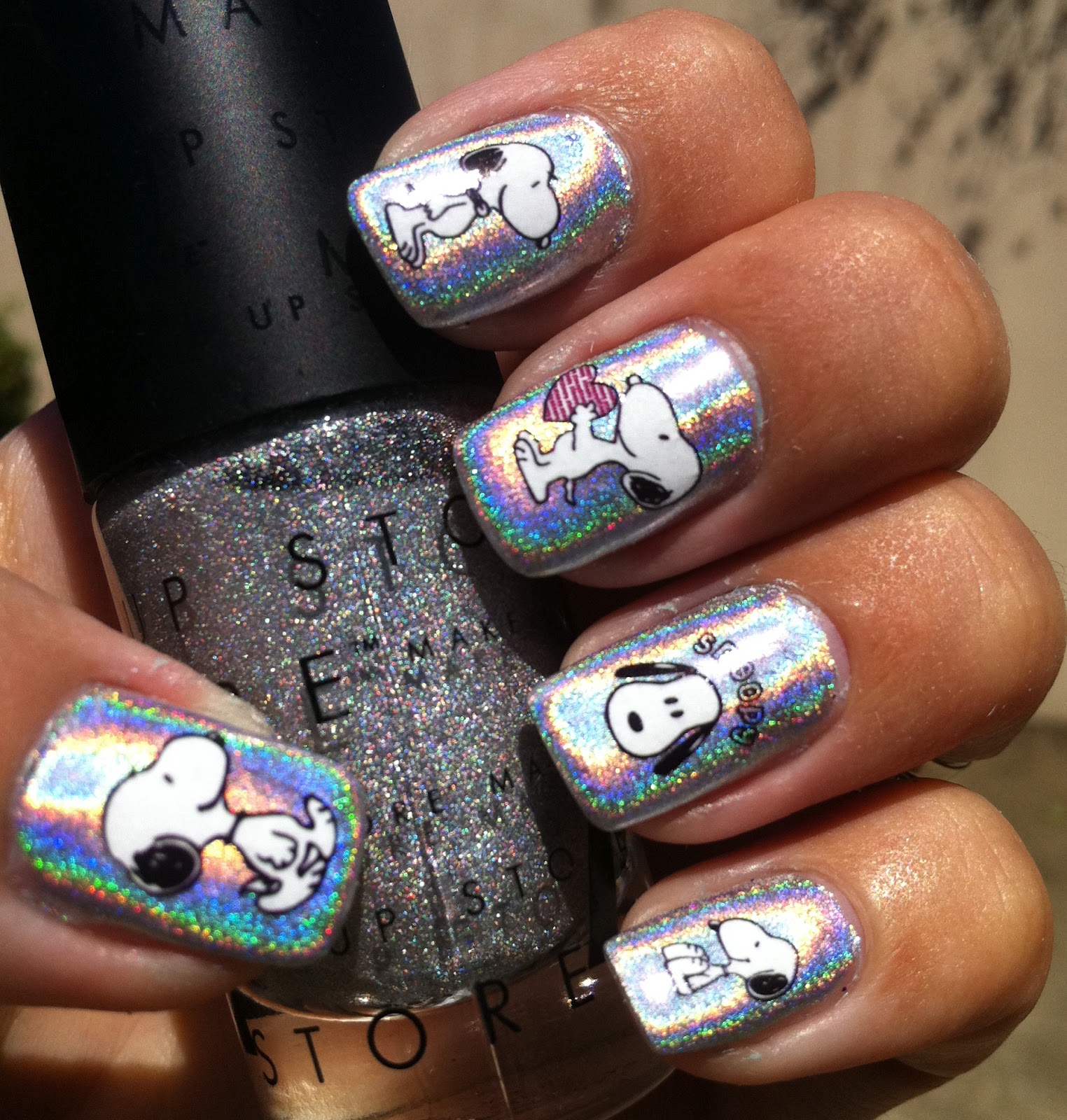 Glam Polish: Snoopy Nails!