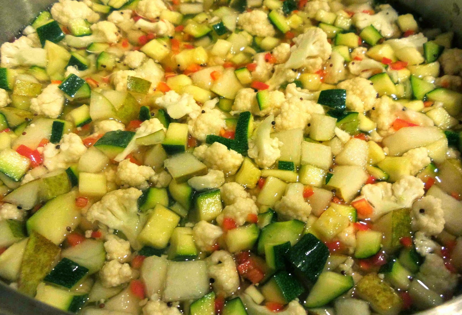 Forking Foodie: Piccalilli with Pears and a Hint of Red Chilli ...