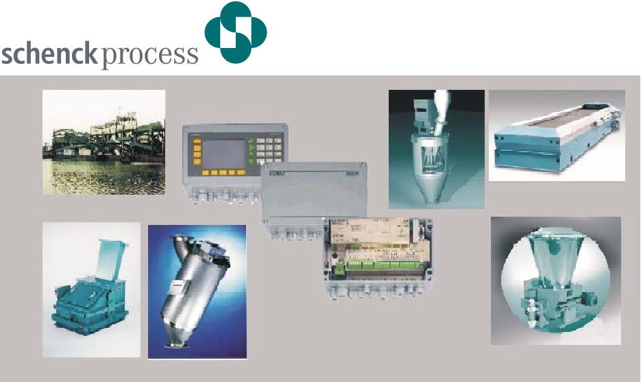 SCHENCK - WEIGHING FEEDING AND MEASUREMENT: Belt Weighers