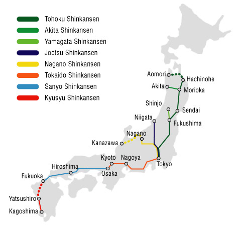 MUNDO JAPON: El Tren en Japón