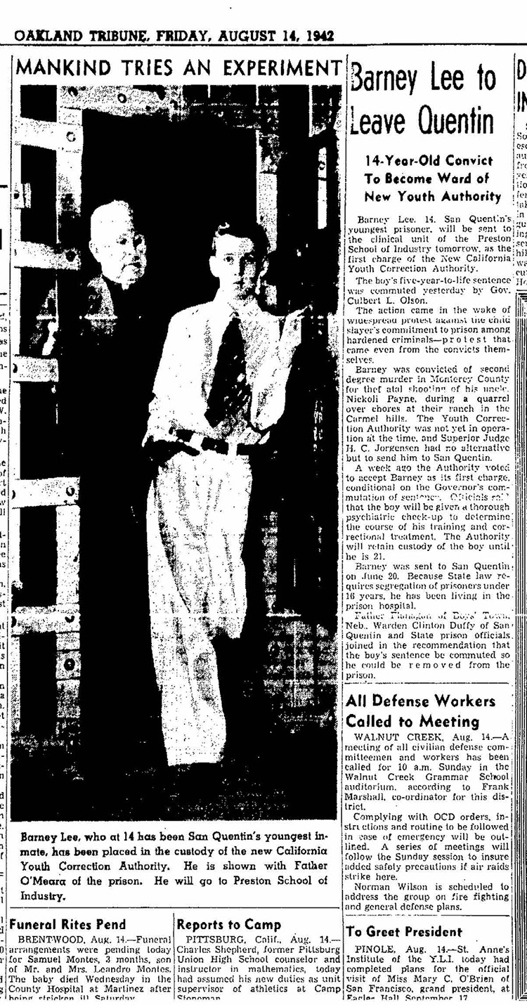 Criminal Justice & Youth Outreach (CJYO): The Story of Barney Lee and ...