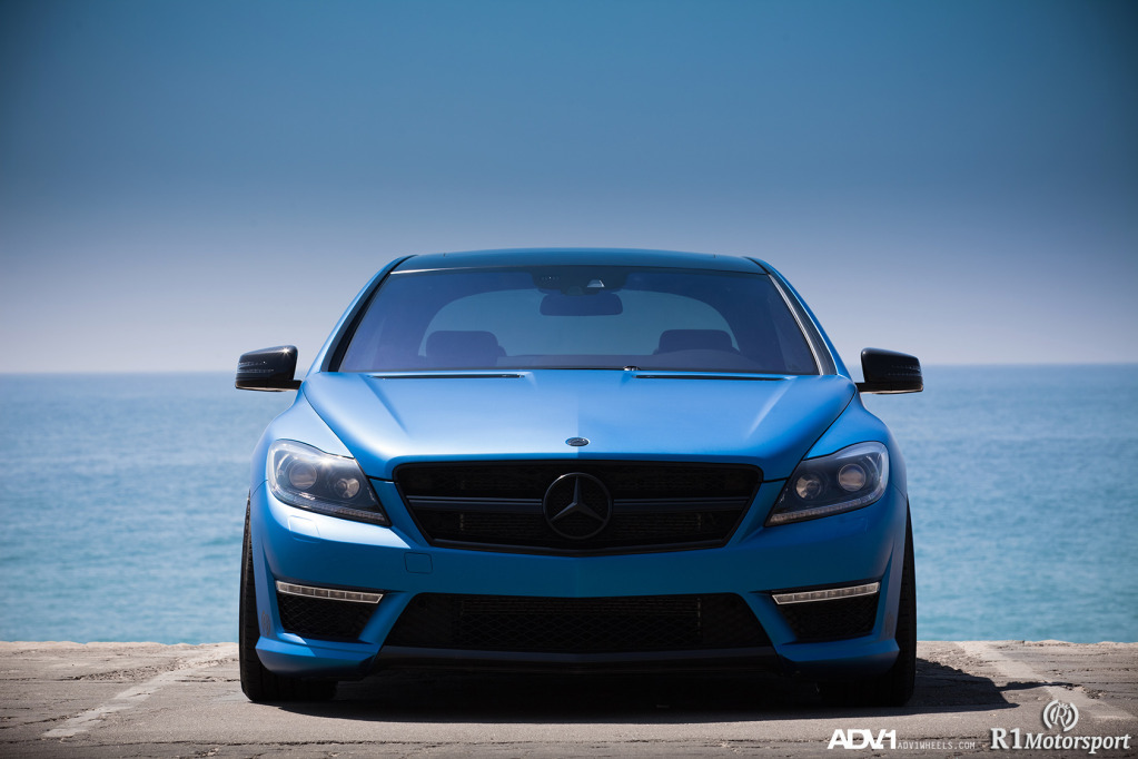Matte Blue Mercedes-Benz CL63 AMG : ebeasts.com