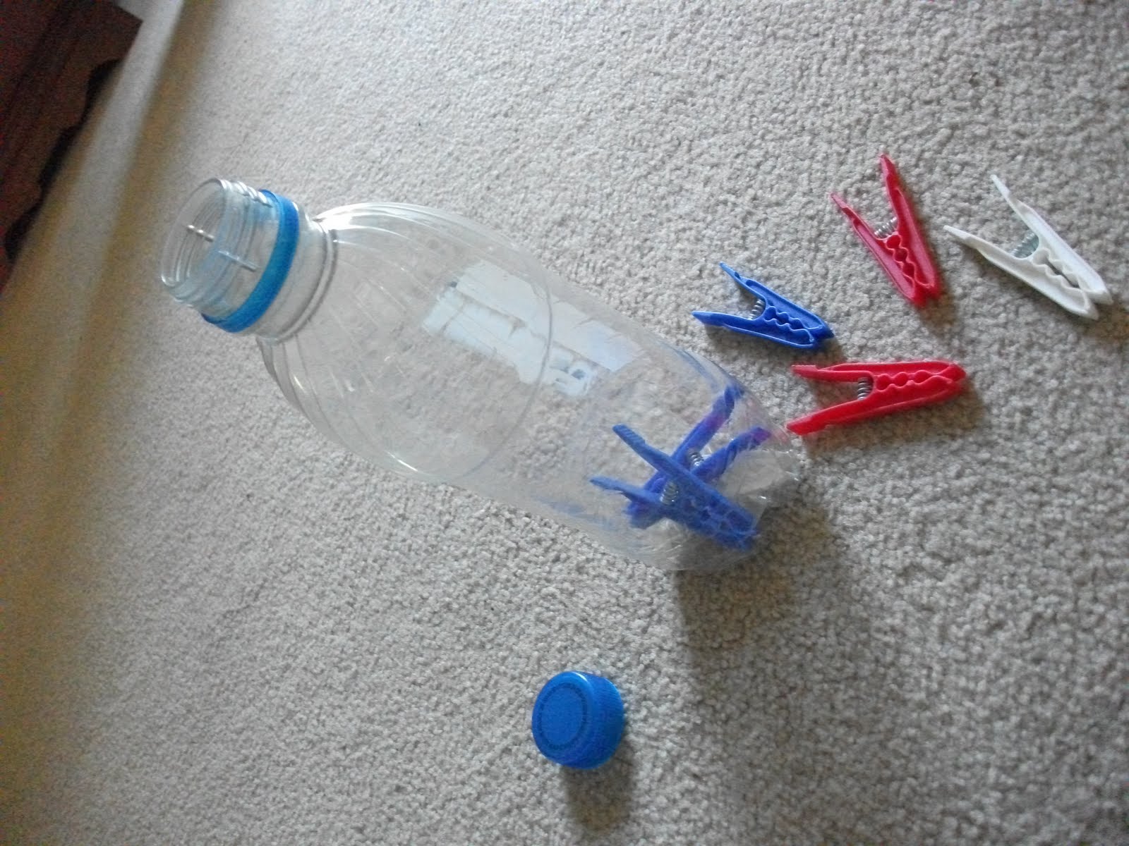 Frugal Kids: Plastic Bottle Activity for Toddlers