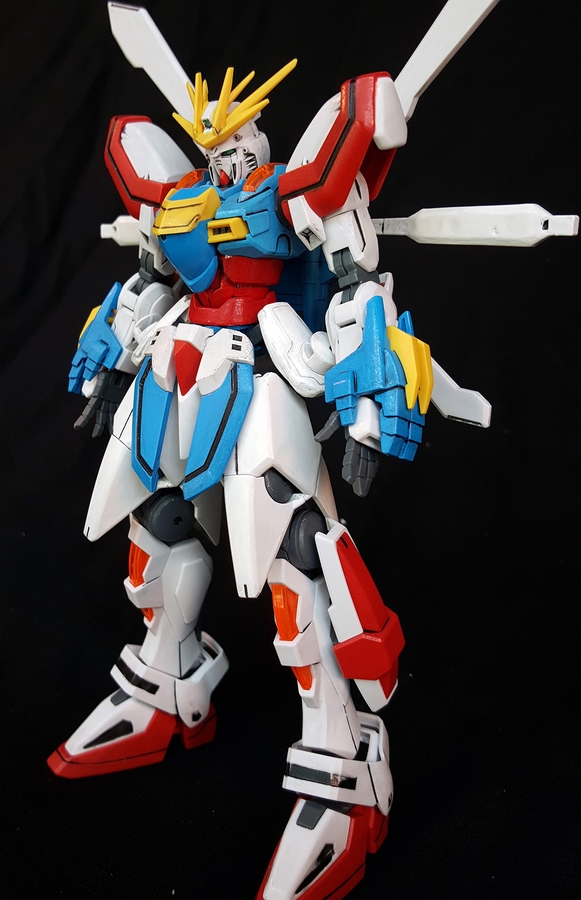 Custom Build: 1/144 Burning God Gundam