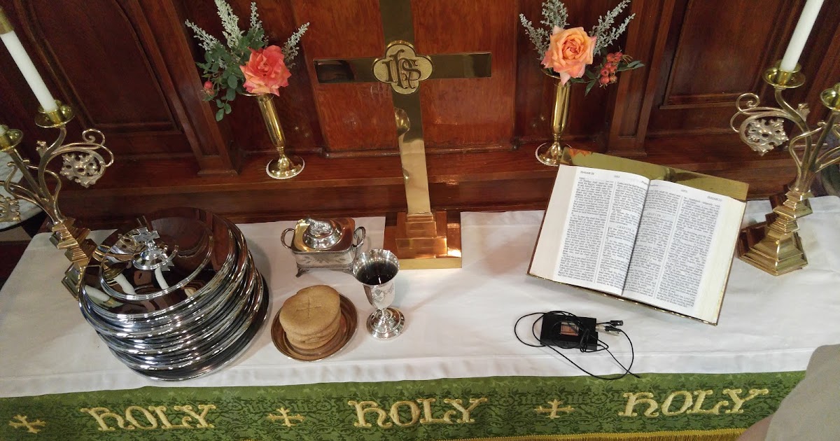 Genesee Lutheran Parish: Communion Set-Up Help