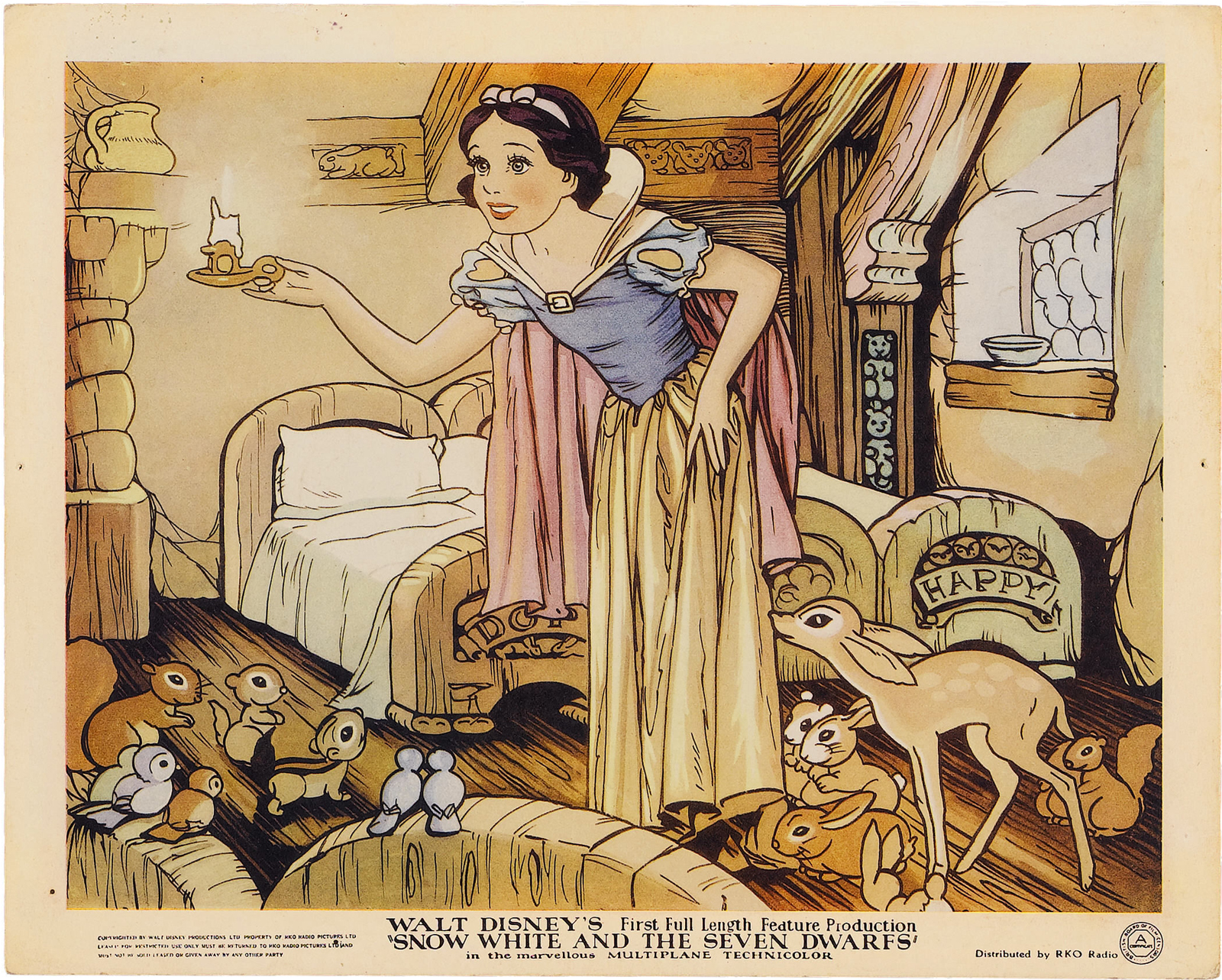 Filmic Light - Snow White Archive: 1938 British Front of House Cards