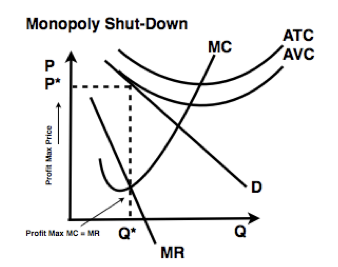 Econowaugh AP: Monopoly 4 - Break-even & Shut-down