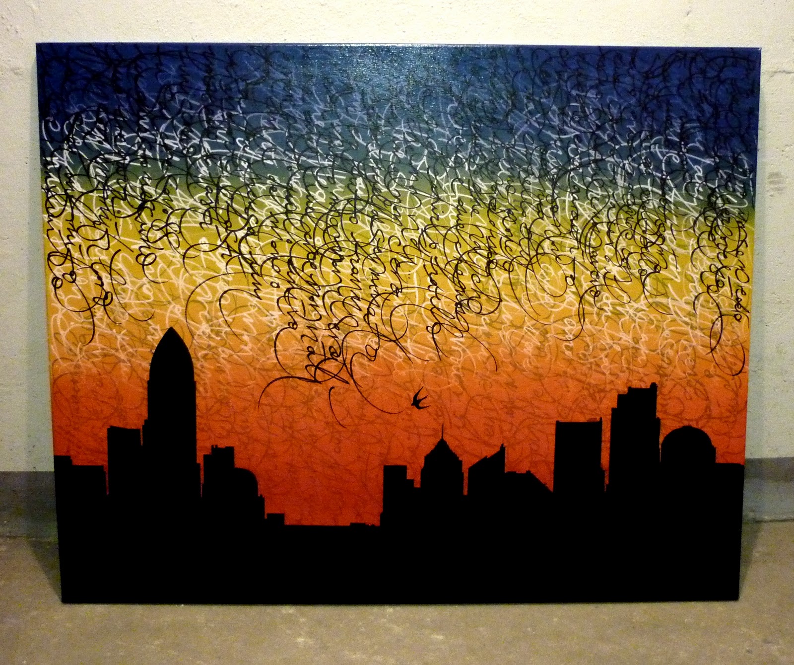 JK: Calligraphy in the sky.