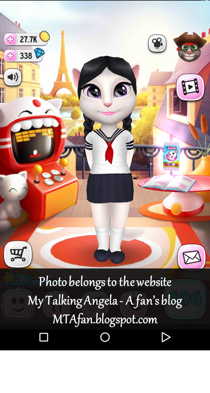 My Talking Angela - A Fan's Blog: Angie's first day in school