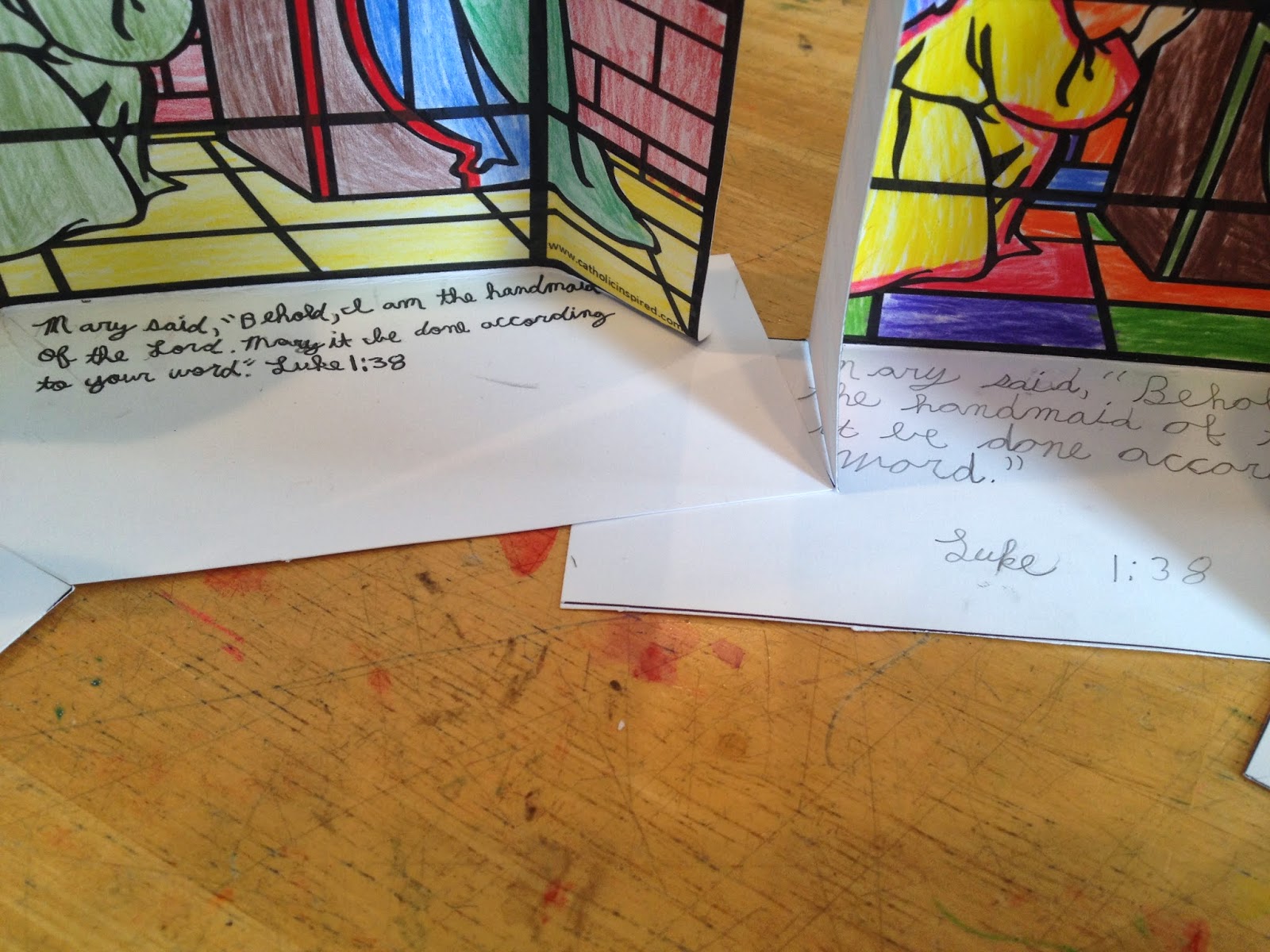 A Slice of Smith Life: Happy Feast of the Annunciation! {Coloring Activity}