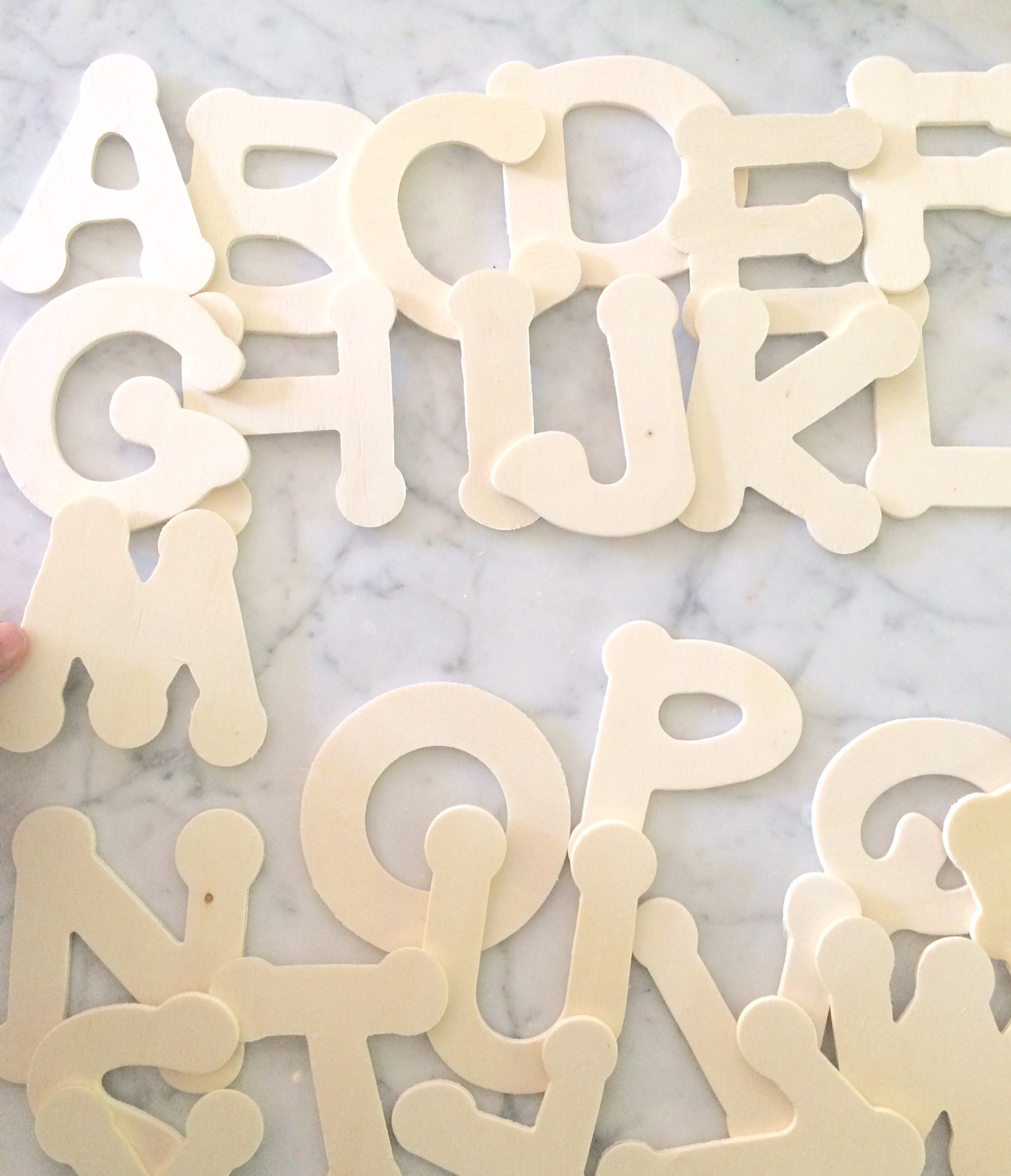 DIY Nursery Decor Alphabet - Harlow & Thistle