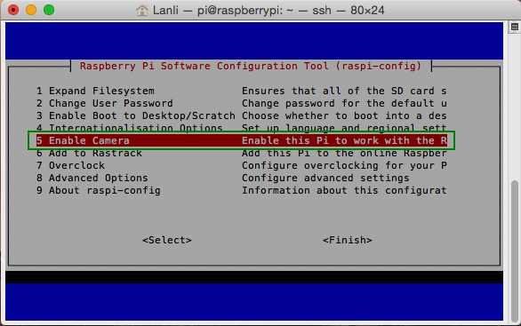 I touchs: openFrameworks: Control The Raspberry Pi Camera Module