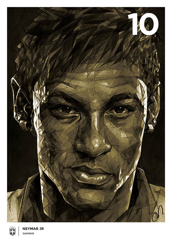 11 Classy Player Portraits by Dave Merrell - Footy Headlines