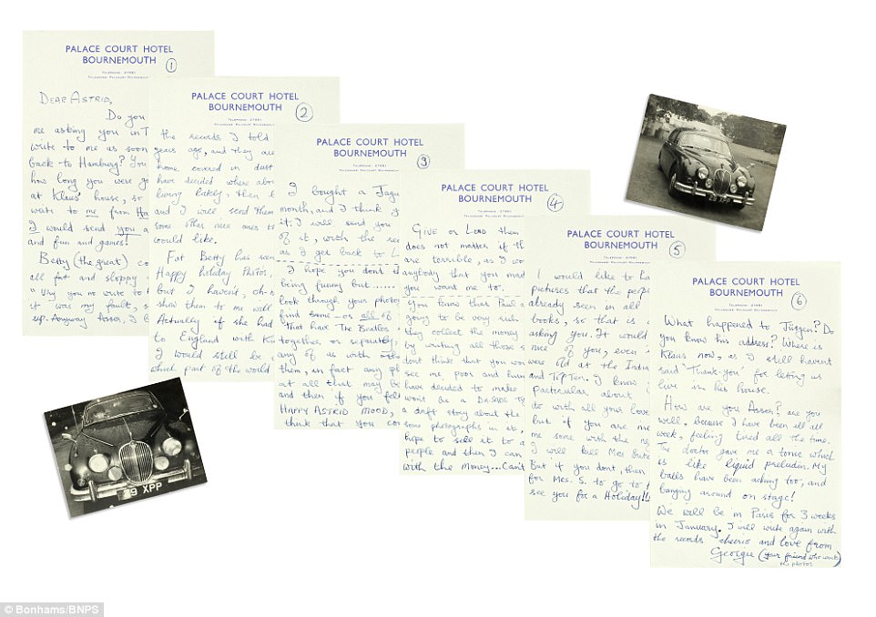 PAUL ON THE RUN: An extraordinary letter by George Harrison fearing ...