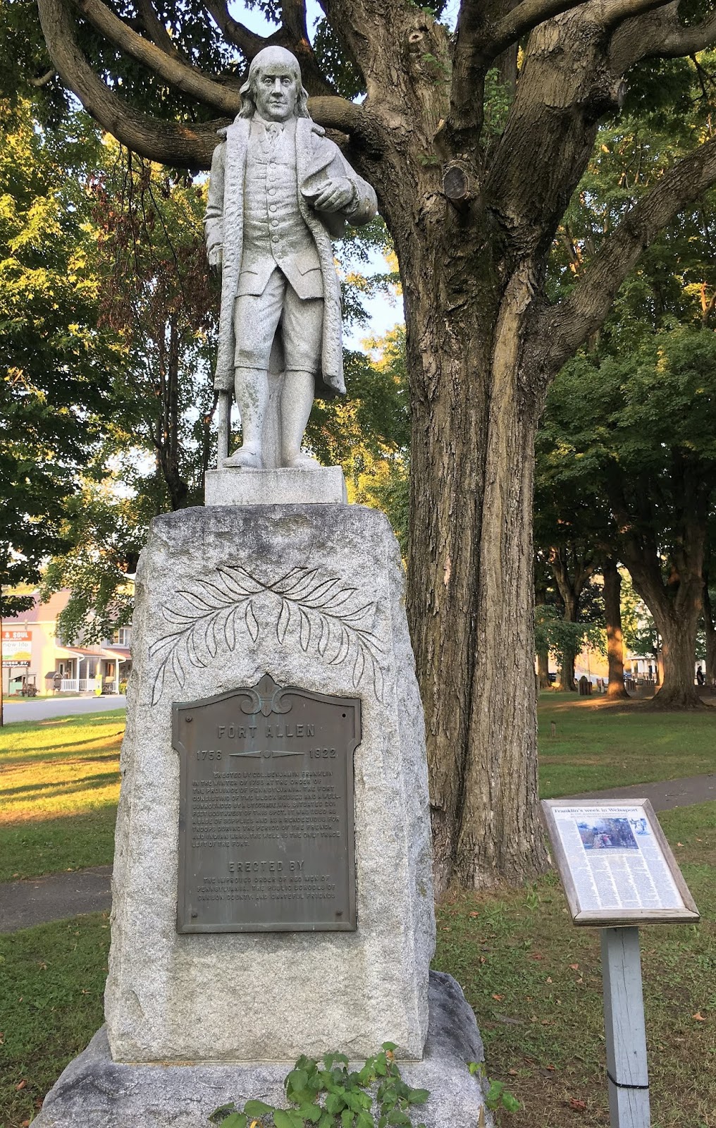 MarkerQuest: Fort Allen and Fort Allen Well, Weissport, Carbon County